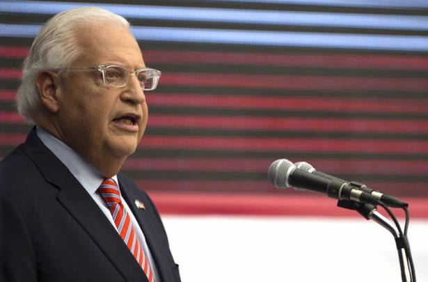 David Friedman makes rare visit by US ambassador to terror victim’s ...
