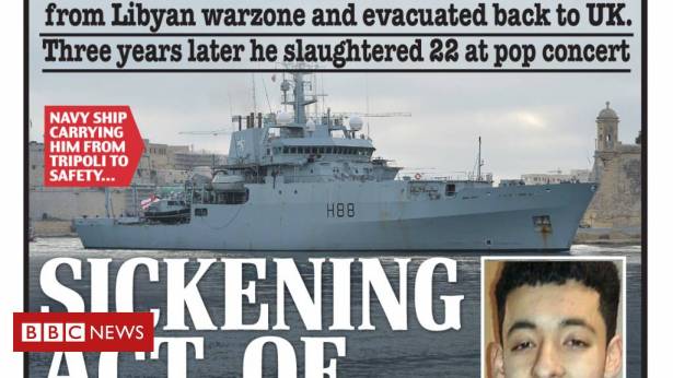 Newspaper headlines: Manchester bomber was 'rescued by Royal Navy | الديار